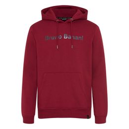 Bruno Banani LM Sweatshirt male size S Dark red / Silver