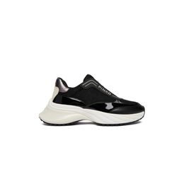 Pinko Sneaker low 'Ariel 19 - Sneaker Calf Leather/Patent/Monogram Net' Damen Gr&ouml;&szlig;e 36 schwarz Sommerschuhe