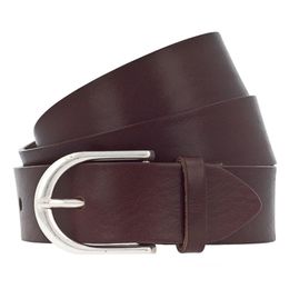 Vanzetti G&uuml;rtel Damen Gr&ouml;&szlig;e 90 dunkelbraun / silber