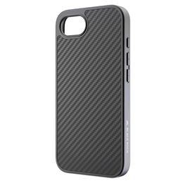 Blackrock Smartphone-H&uuml;lle &raquo;Handyh&uuml;lle "Robust Carbon" f&uuml;r Apple iPhone 16e/17e&laquo; Smartphones schwarz Aramid, Polycarbonat (PC), Thermoplastische 
