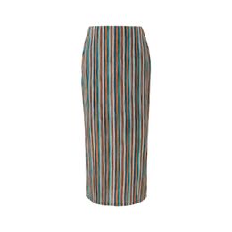 s.Oliver BLACK LABEL Rock Damen Gr&ouml;&szlig;e 40 creme / navy / t&uuml;rkis / kastanienbraun / orange