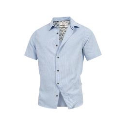 INDICODE JEANS Button Up Shirt 'Bimler' male size L Sky blue / Light blue
