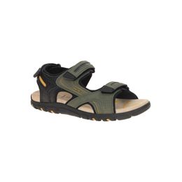 Geox Sandals 'Geox Strada Herren Sandale gr&uuml;n musk U8224D' male size 45 Green