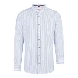 Spieth & Wensky SPIETH & WENSKY Traditional Button Up Shirt 'Kurnau' male size 43/44 Blue / White