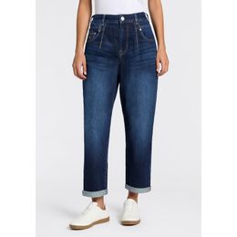 Herrlicher Damen 5-Pocket-Jeans &raquo;Brooke Denim Stretch&laquo; im Loose Fit, Cropped-L&auml;nge 32, N-Gr