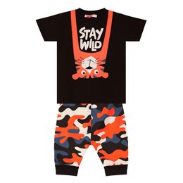 Denokids Set 'Wild Camo' boy size 110 Blue / Orange / Black / White