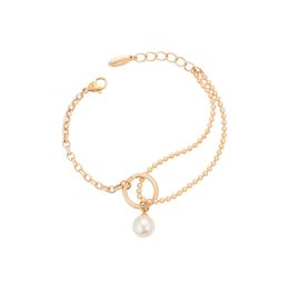 Gaya Armband Damen Gr&ouml;&szlig;e One Size rosegold / perlwei&szlig;