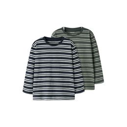 name it Shirt 'NMMVaksel' Jungen Gr&ouml;&szlig;e 110 marine / tanne / hellgr&uuml;n / naturwei&szlig;