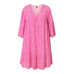 Ulla Popken Kleid Damen Gr&ouml;&szlig;e 54/56 pink / rosa Sommerkleid