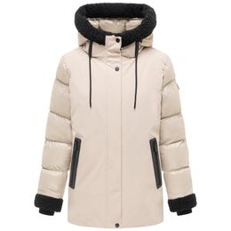 Navahoo Funktionsjacke 'Herzschmelz 14' Damen Gr&ouml;&szlig;e M beige / schwarz