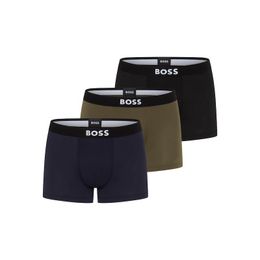 BOSS Herren BOSS Trunk &raquo;3P Micro ONE&laquo; Packung, 3 Stk. elastischer Bund bunt M, 3 Stk.