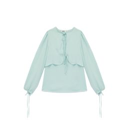 KOTON Bluse Damen Gr&ouml;&szlig;e M t&uuml;rkis