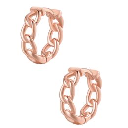 Hey Happiness Ohrringe 'Chunky Chain' Damen Gr&ouml;&szlig;e One Size rosegold