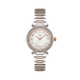 Gc Analoguhr 'Vogue Cable' Damen Gr&ouml;&szlig;e One Size rosegold / silber