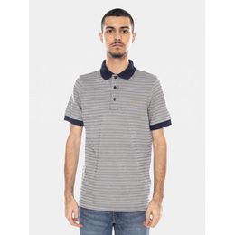 Farah Shirt 'Cotham' male size L marine blue / Basalt grey