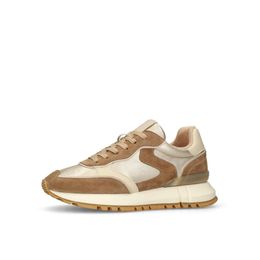 Manfield Sneaker Damen Gr&ouml;&szlig;e 41 cognac / gold Sommerschuhe