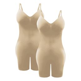 Meetwee Shapingbody Damen Gr&ouml;&szlig;e L beige