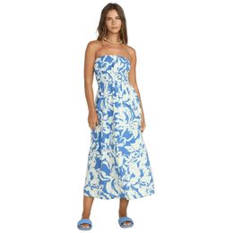 Billabong Kleid 'In The Sky' Damen Gr&ouml;&szlig;e 40 blau / wei&szlig;