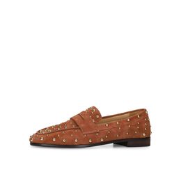 Manfield Mokassin Damen Gr&ouml;&szlig;e 38 orange Sommerschuhe