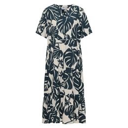 Cecil Kleid Damen Gr&ouml;&szlig;e 36 dunkelgr&uuml;n / wei&szlig; Sommerkleid