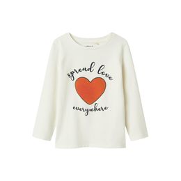 name it Shirt 'NMFNOABELLE' M&auml;dchen Gr&ouml;&szlig;e 104 dunkelrot / schwarz / wei&szlig;