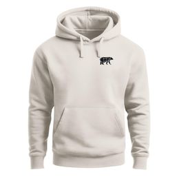 Neverless Sweatshirt 'B&auml;r Lineart Polygon' Herren Gr&ouml;&szlig;e XL beige