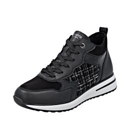 Remonte Schn&uuml;rstiefelette Damen Gr&ouml;&szlig;e 41 schwarz / silber / wei&szlig;