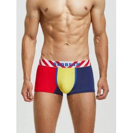 Seobean Boxershorts 'Color Block' Herren Gr&ouml;&szlig;e L rot