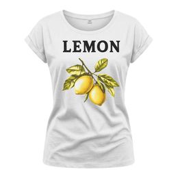 Makaya Shirt 'Lemon' Damen Gr&ouml;&szlig;e XXXL wei&szlig;