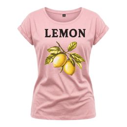 Makaya Shirt 'Lemon' Damen Gr&ouml;&szlig;e L pink