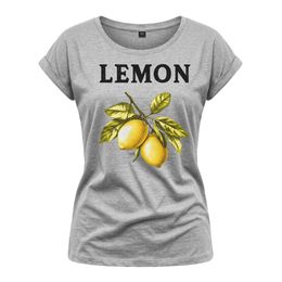 Makaya Shirt 'Lemon' Damen Gr&ouml;&szlig;e XXXL hellgrau
