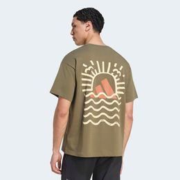 adidas terrex Funktionsshirt Herren Gr&ouml;&szlig;e L khaki / oliv / orange