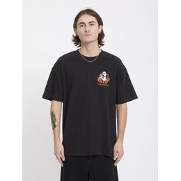 Volcom T-Shirt 'Always Grinding' Herren Gr&ouml;&szlig;e M orange / schwarz / wei&szlig;