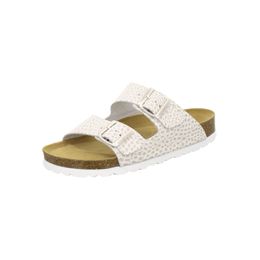 AFS-Schuhe Pantolette 'Pantoletten Damen Zweischnaller beige-crocco' Damen Gr&ouml;&szlig;e 39 beige