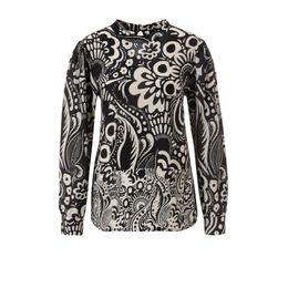 Aniston Selected Bluse Damen Gr&ouml;&szlig;e XL ecru / schwarz
