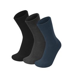 Normani Socken Damen Gr&ouml;&szlig;e 39/42 navy / grau / schwarz