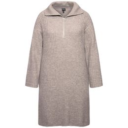 Ulla Popken Kleid Damen Gr&ouml;&szlig;e M/L beige