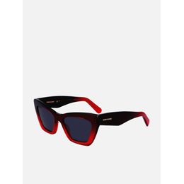Ferragamo Sonnenbrille Damen Gr&ouml;&szlig;e 55 rot
