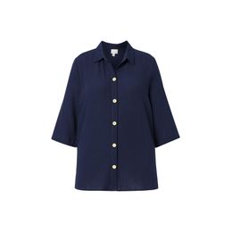 Ulla Popken Bluse Damen Gr&ouml;&szlig;e XXXL/4XL marine