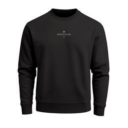 Neverless Sweatshirt 'Kompass Outdoor' Herren Gr&ouml;&szlig;e XS schwarz