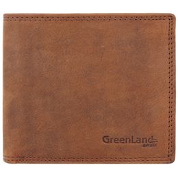 GreenLand Nature Portemonnaie 'Montenegro' Herren Gr&ouml;&szlig;e XS/XXL braun