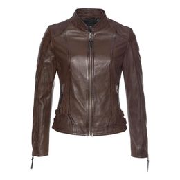 ALPENBLITZ Lederjacke Damen Gr&ouml;&szlig;e XL braun Sommerjacke
