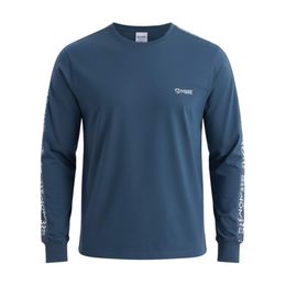Ombre Shirt Herren Gr&ouml;&szlig;e L taubenblau / wei&szlig;