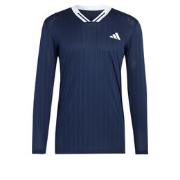 adidas Performance Funktionsshirt 'TENNIS CLIMACOOL LONG SLEEVE' Herren Gr&ouml;&szlig;e XS navy / wei&szlig;