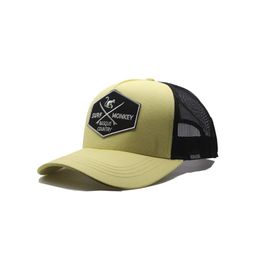 Surf Monkey Sportcap Herren Gr&ouml;&szlig;e 54/64 hellgelb
