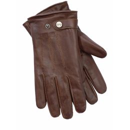 Pearlwood Herren Lederhandschuhe Burton Braun 100 % Schafleder