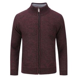 YOUTHUP Strickjacke Herren Gr&ouml;&szlig;e 4XL bordeaux