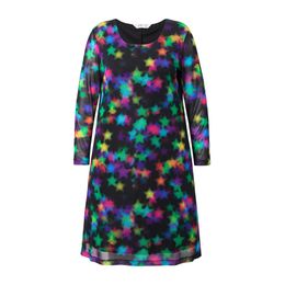Angel of Style Kleid Damen Gr&ouml;&szlig;e 56 zitronengelb / gr&uuml;n / petrol / schwarz Sommerkleid