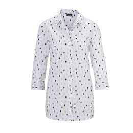 GOLDNER Bluse Damen Gr&ouml;&szlig;e M mischfarben / wei&szlig;
