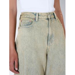 Dr. Denim Jeans 'Donna High Relaxed' Damen Gr&ouml;&szlig;e 32 gelb